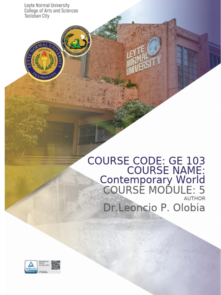 Contemporary World Module 5 1 | PDF | Multinational Corporation ...