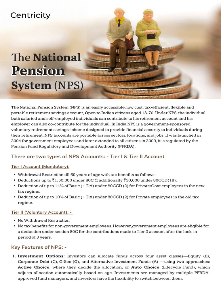 The National Pension System (NPS) | PDF | Pension | Financial Services