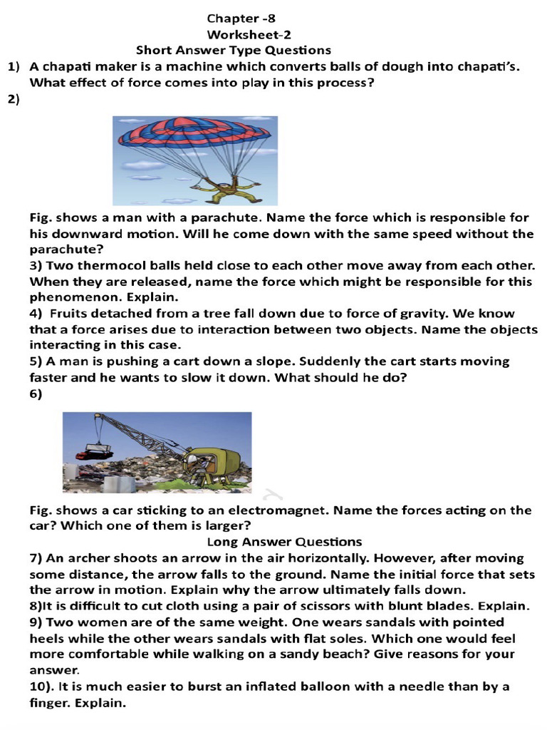 Chapter 8 ,Worksheet 2 | PDF