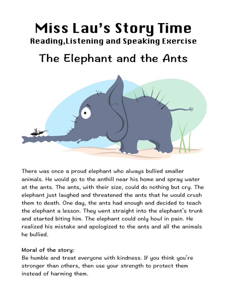 The Elephant and the Ants | PDF