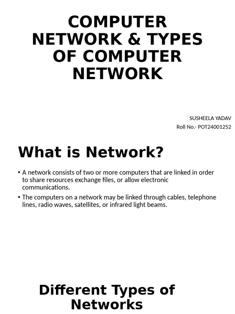 Computer Network Basics | PDF | Computer Network | Local Area Network