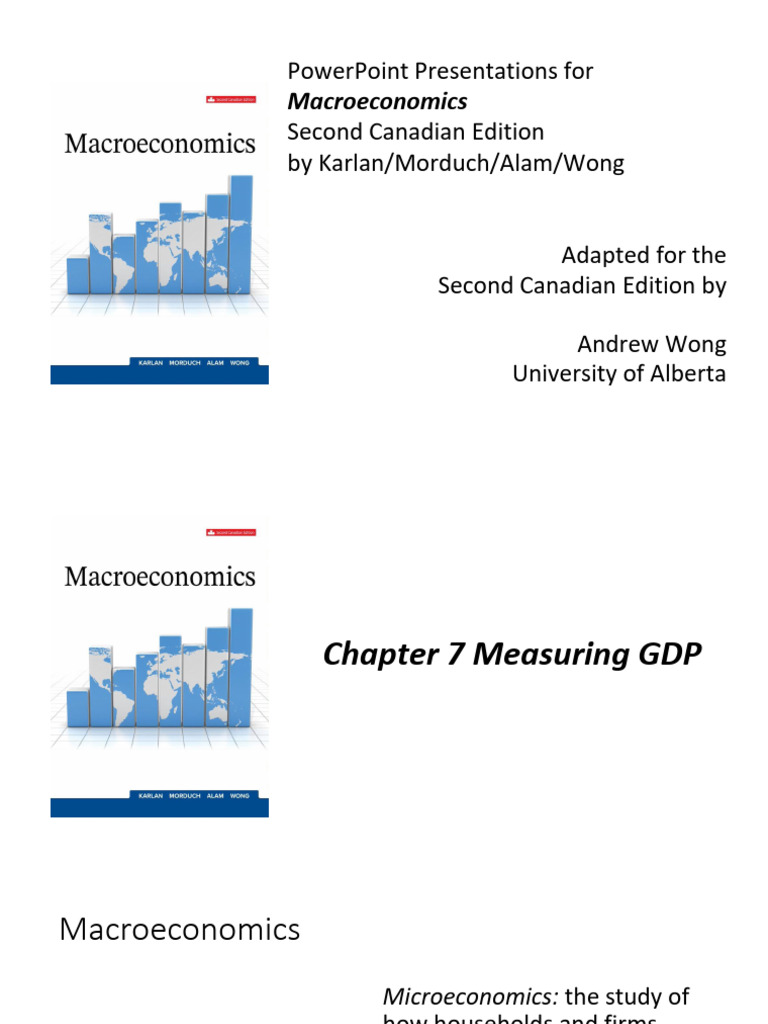 Ch 7 Measuring GDP | PDF | Gross Domestic Product | Macroeconomics