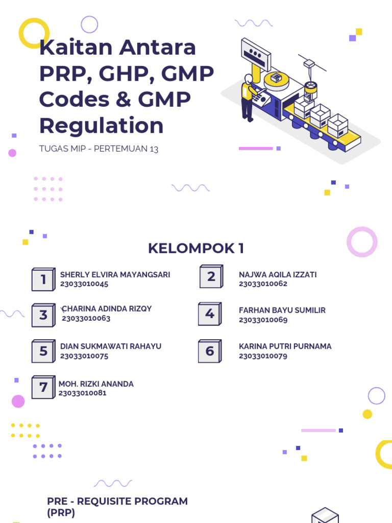 Kaitan antara PRP GHP dan GMP | PDF