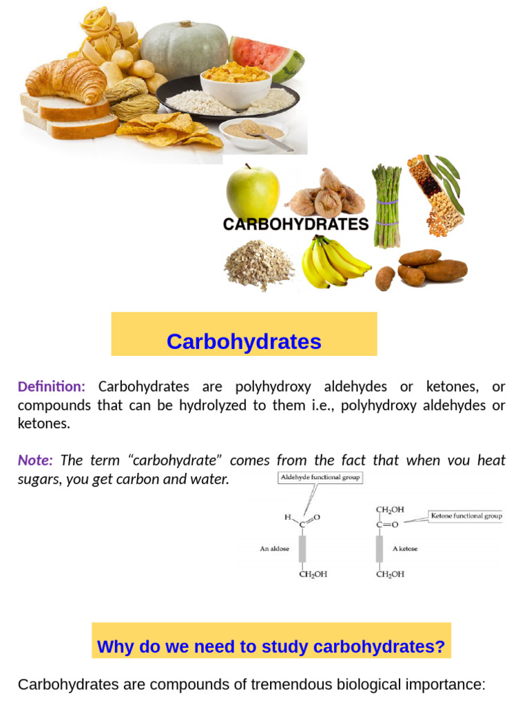 3rd Year - Carbohydrate1 | PDF | Carbohydrates | Organic Chemistry