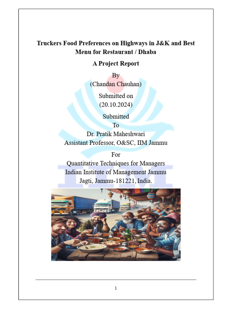 Project Report QT EMBA 24011 Chandan Chauhan | PDF | P Value | Chi ...