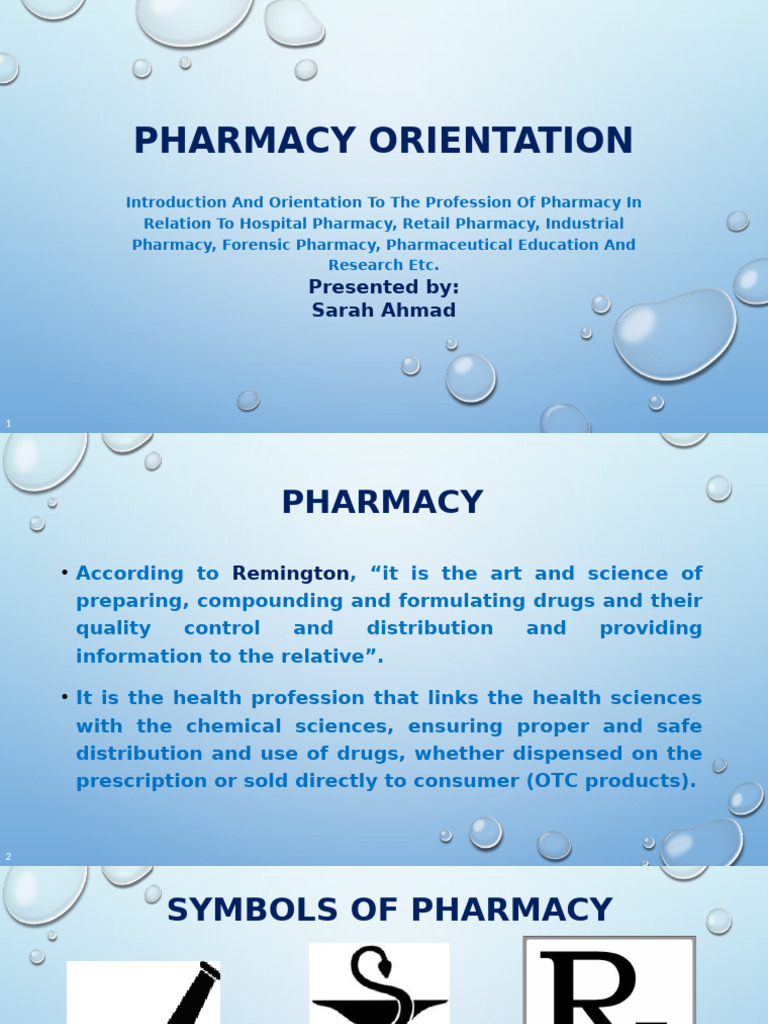 Introduction 2 | PDF | Pharmacy | Pharmacist