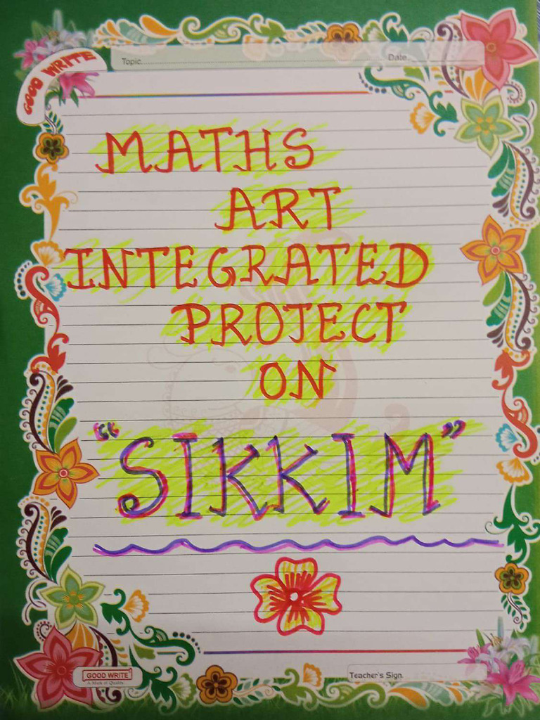 Maths Art Integrated Project Pdf