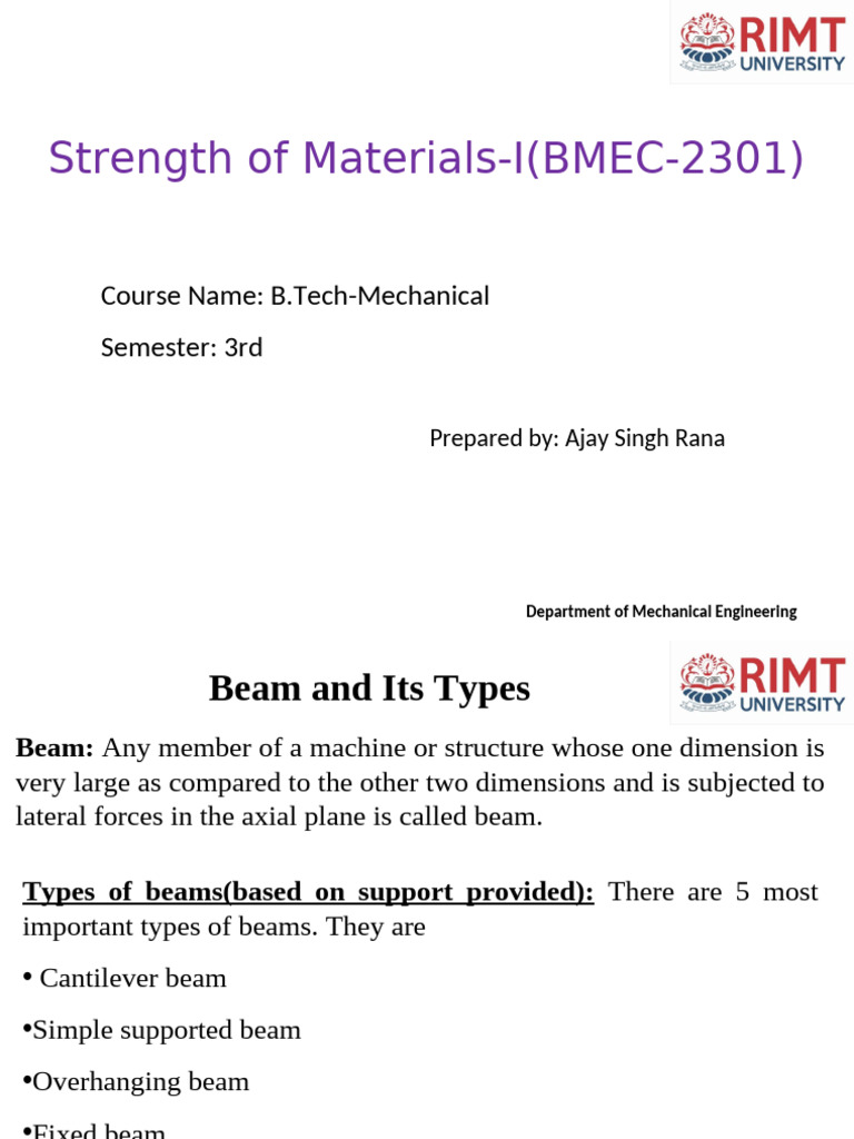 Chapter 2 Sfd Bmd | PDF | Bending | Beam (Structure)