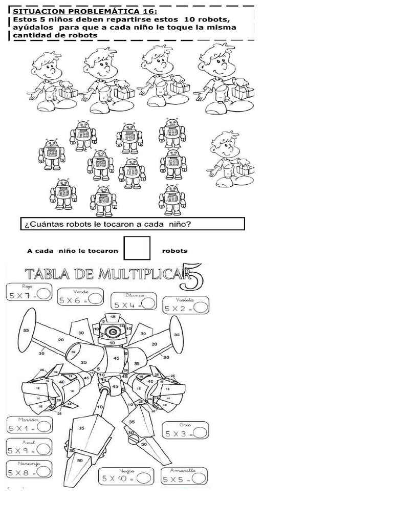 Multiplicaciones 4y5 | PDF