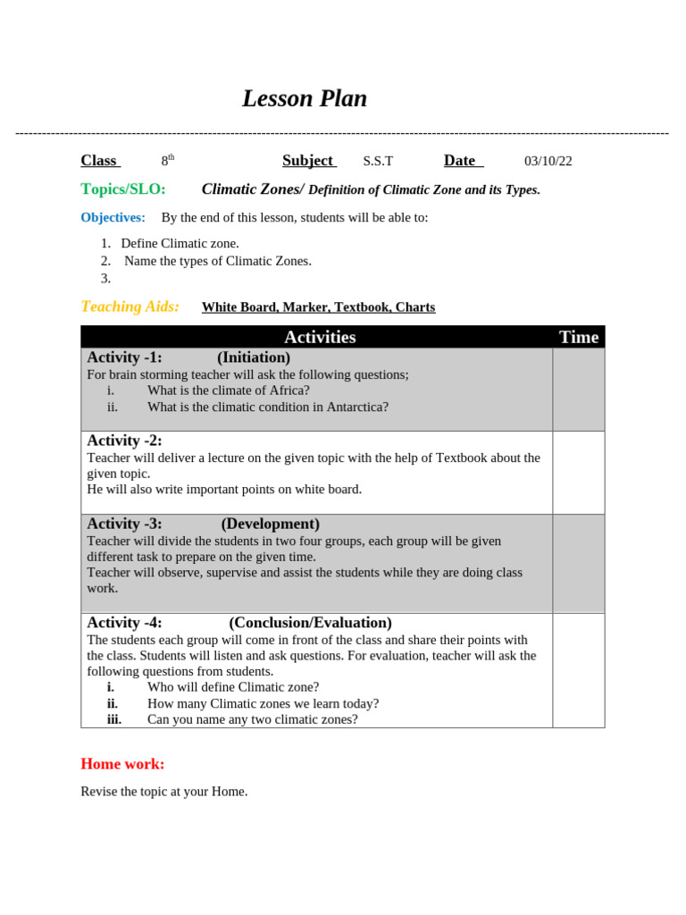 Lesson Plan no | PDF | Teachers | Lesson Plan