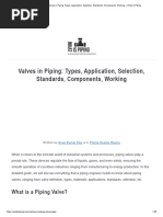 Types of Valve End Connections | PDF | Pipe (Fluid Conveyance) | Manufactured Goods