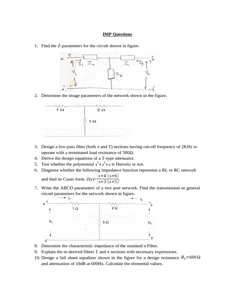NAS Mid Imp Ques | PDF