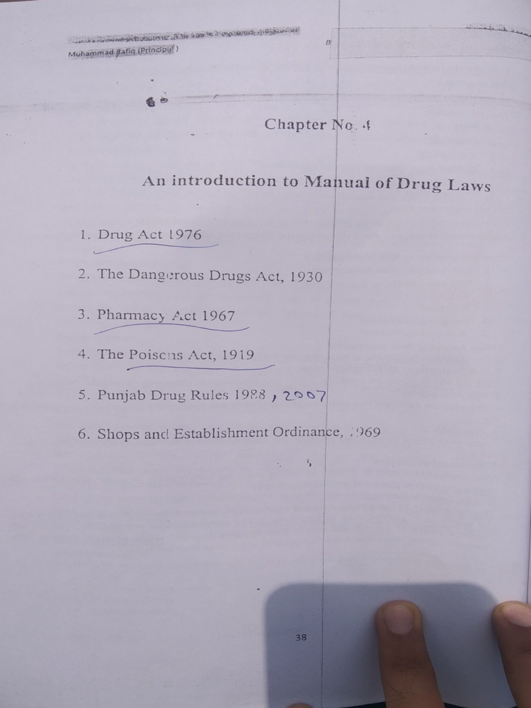 Old Law Notes Imp by Pharmacy Technician Academy | PDF