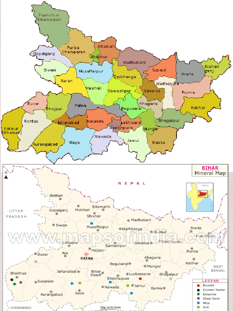 Maps (Bihar and India) 2 | PDF