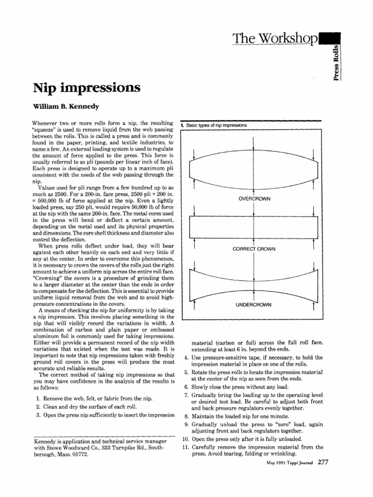 Nip Impressions | PDF | Pressure | Vacuum