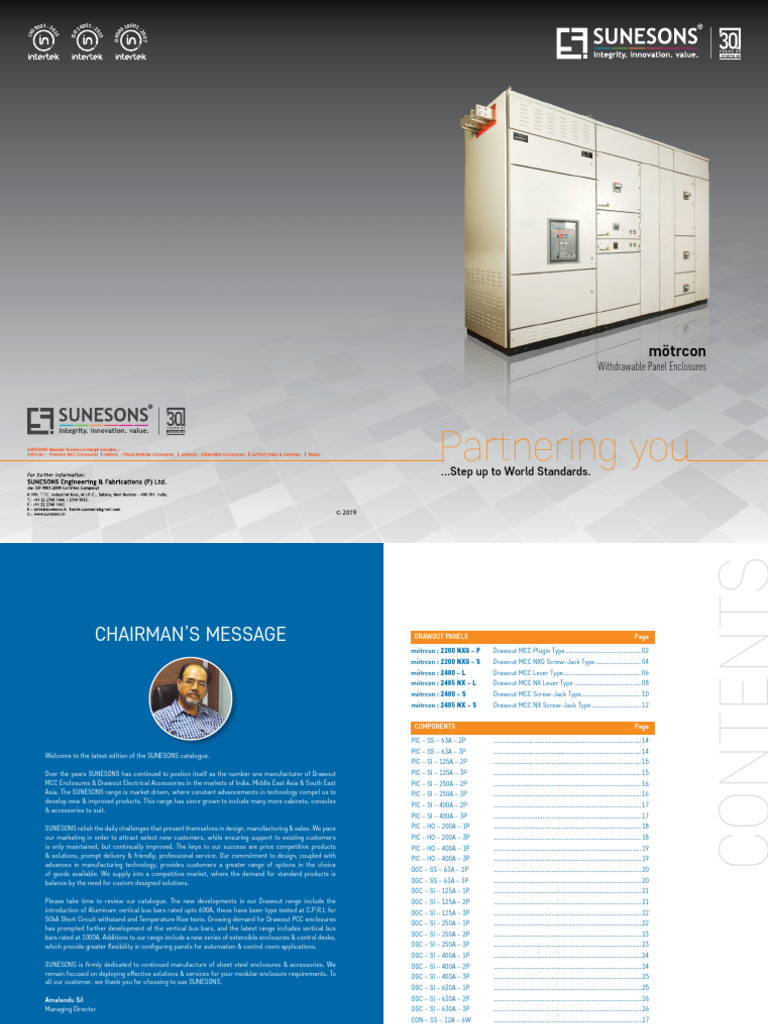 Sunesons Ecatalogue 2019-Mar | PDF | Insulator (Electricity) | Electrical Components