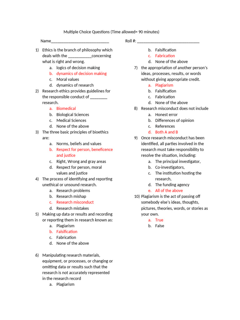 bioethics_mcqs-2 | PDF | Informed Consent | Medical Ethics bioethics_mcqs-2 | PDF | Informed Consent | Medical Ethics