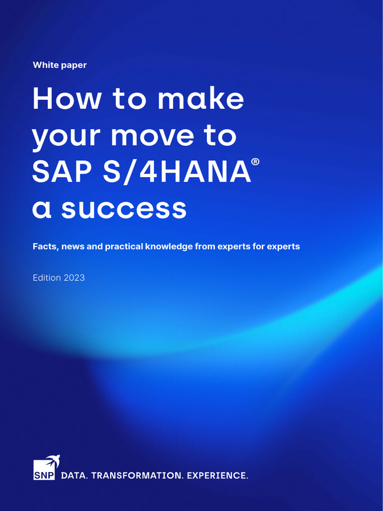 SNP Whitebook-Ed-2023 Sap-S4hana en | PDF | Innovation | Enterprise Resource Planning