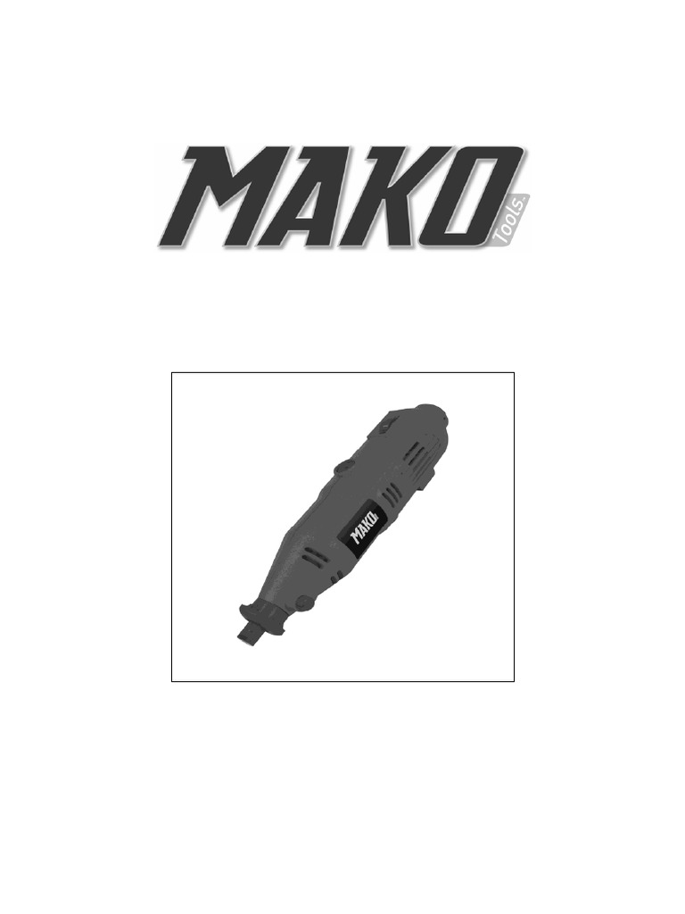 Operating Manual - Mako Rotary Tool.v4.12.8.14 | PDF | Personal ...