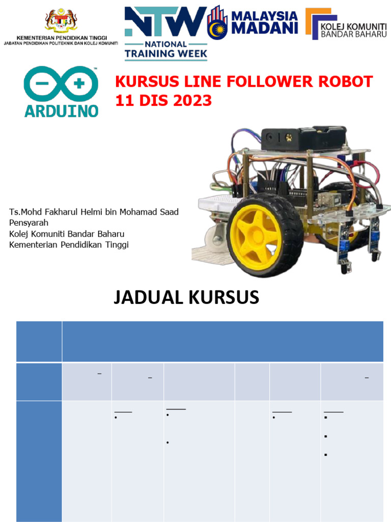 Kursus Robot Line Follower Arduino | PDF