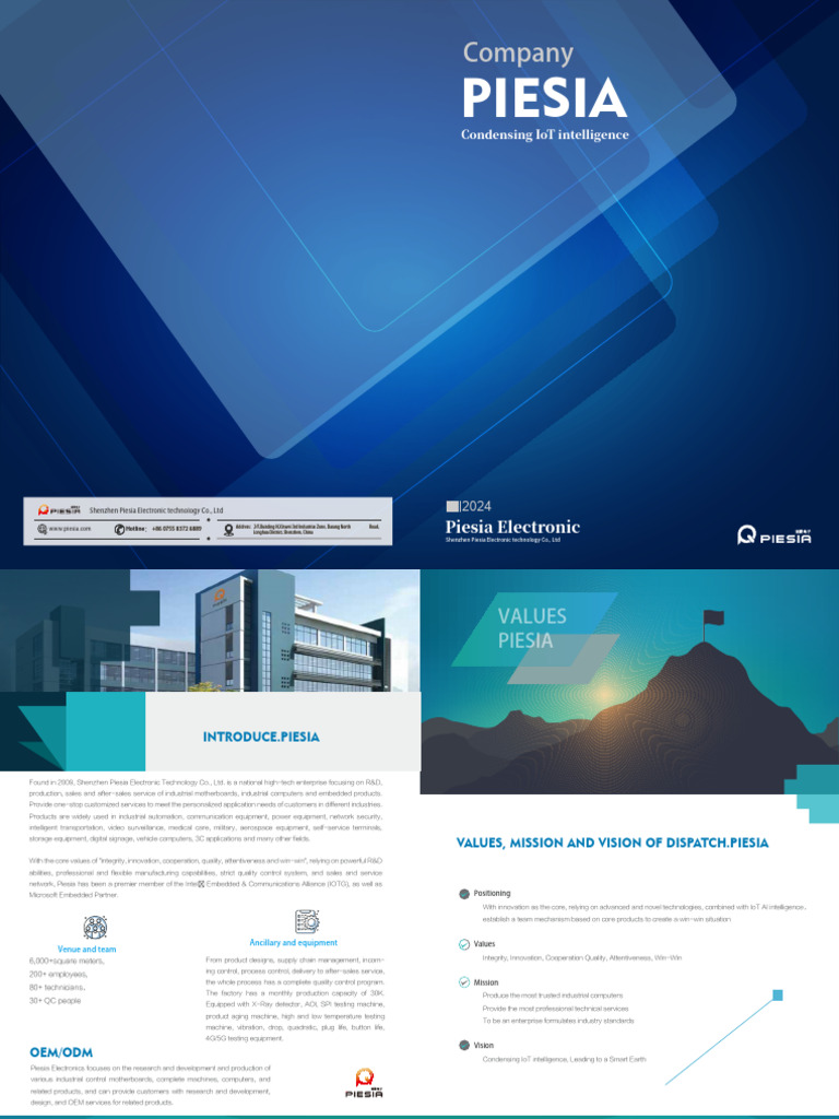 Piesia Profile | PDF | Usb | Intel