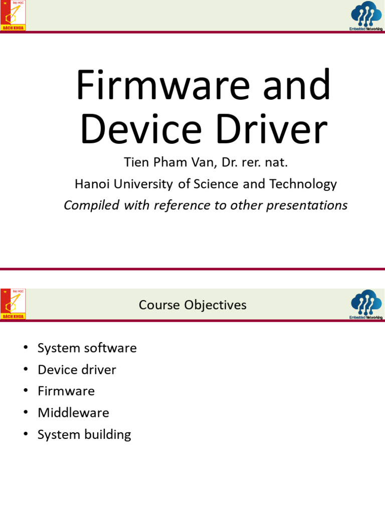 Chapter5 Driver Firmware | PDF | Input/Output | Embedded System