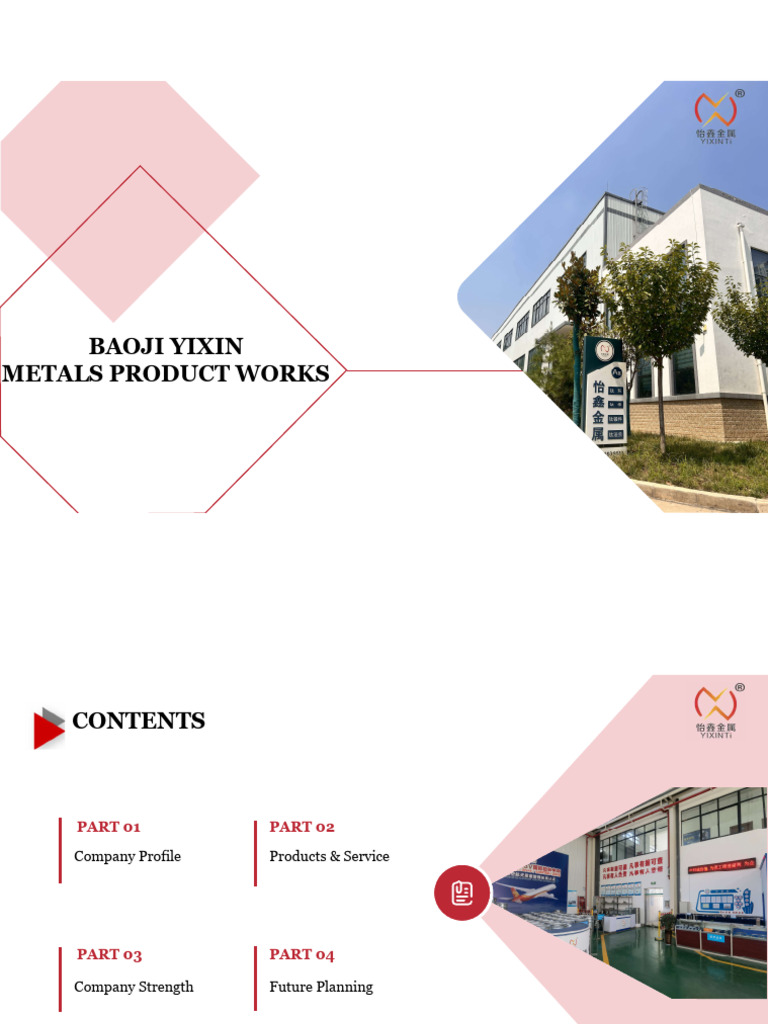 Yixin Titanium Introduction Rev 04 | PDF | Forging | Titanium