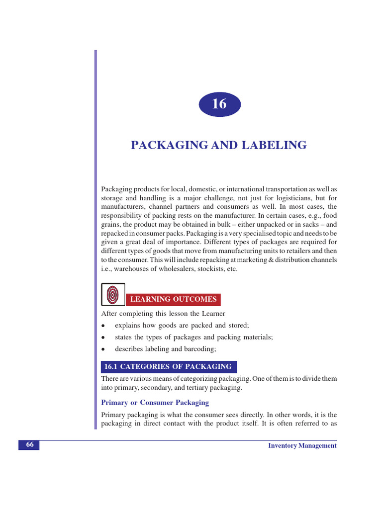 Lesson-16 | PDF | Packaging And Labeling | Radio Frequency Identification