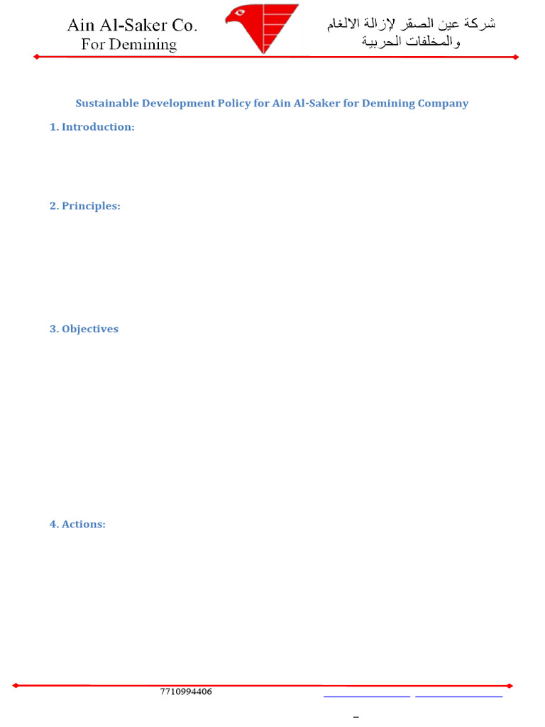 Sustainable Development Policy Overview | PDF | Sustainability ...