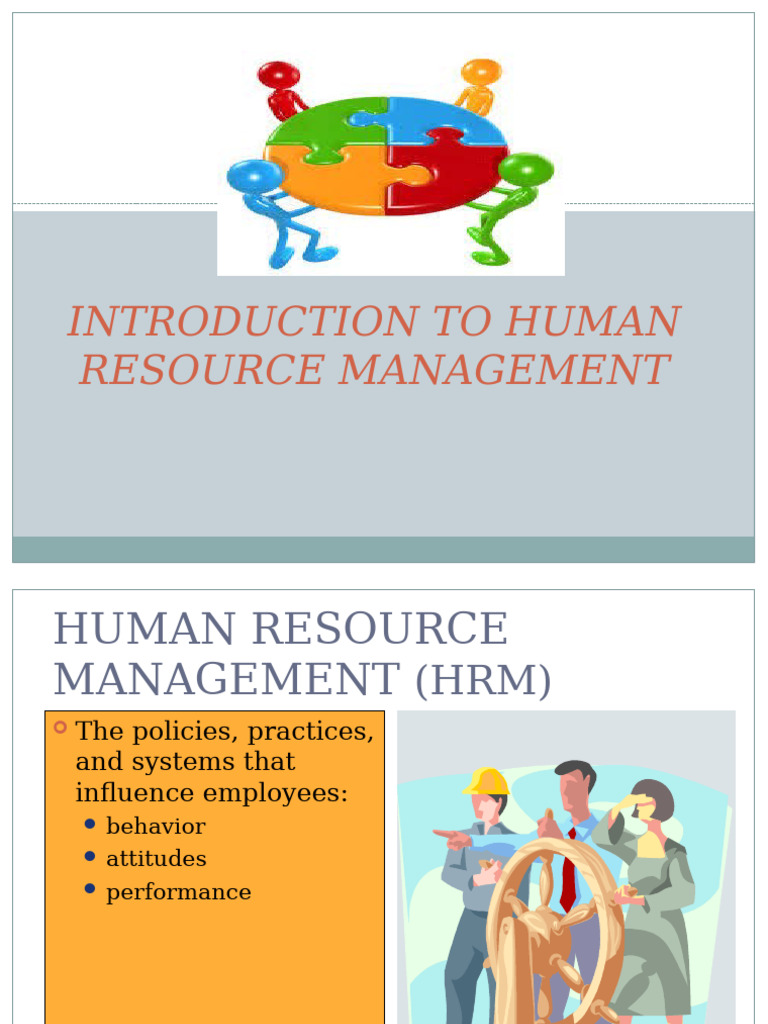 INTRODUCTION TO HUMAN RESOURCE MANAGEMENT (3) | PDF | Human Resource Management | Human Resources