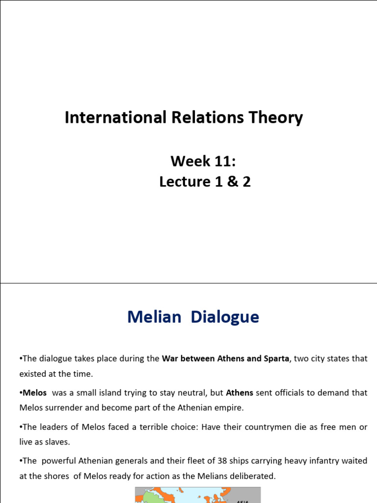 Realism+Theory | PDF | Liberal Arts Education | Political Science