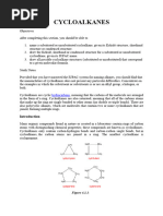 Alkanes Cycloalkanes Worksheet | PDF