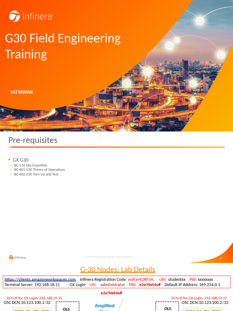 G30 Field Engineering Training | PDF | Ip Address | Virtual Private Network