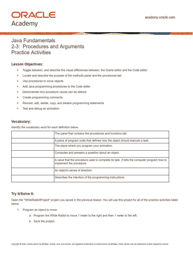 JF_2_3_Practice | PDF | Computer Programming | Java (Programming Language)