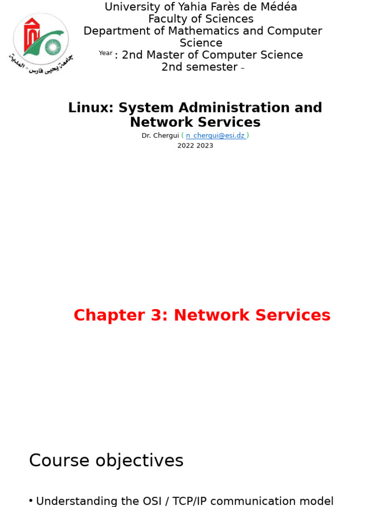Network services | PDF | Computer Network | File Transfer Protocol