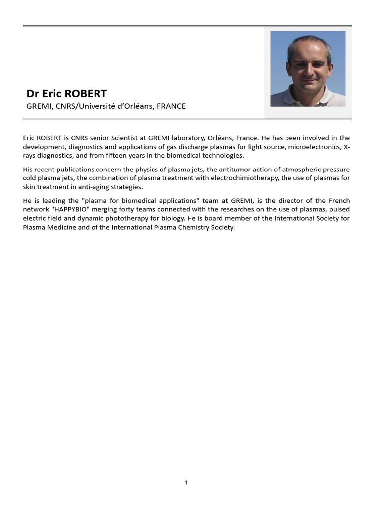 Biography_ Eric ROBERT | PDF