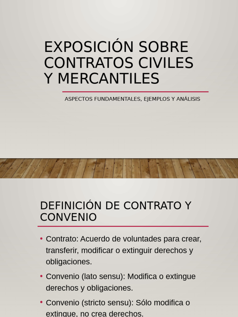Contratos Civiles y Mercantiles: Guía Esencial | PDF