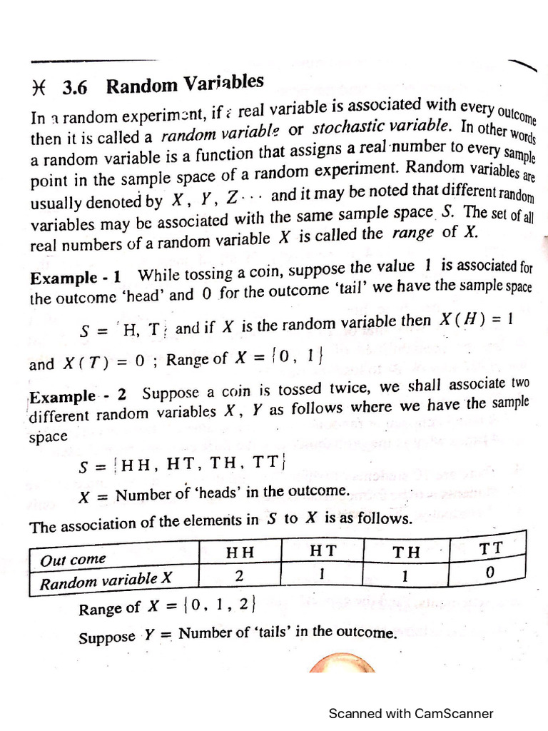 Random Variables-BPN Distributions | PDF