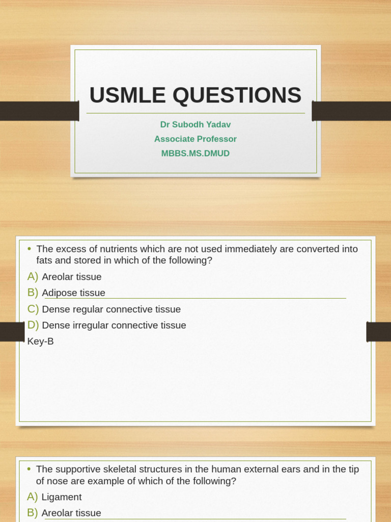 Practice Exam Questions MD1 | PDF | Connective Tissue | Stomach