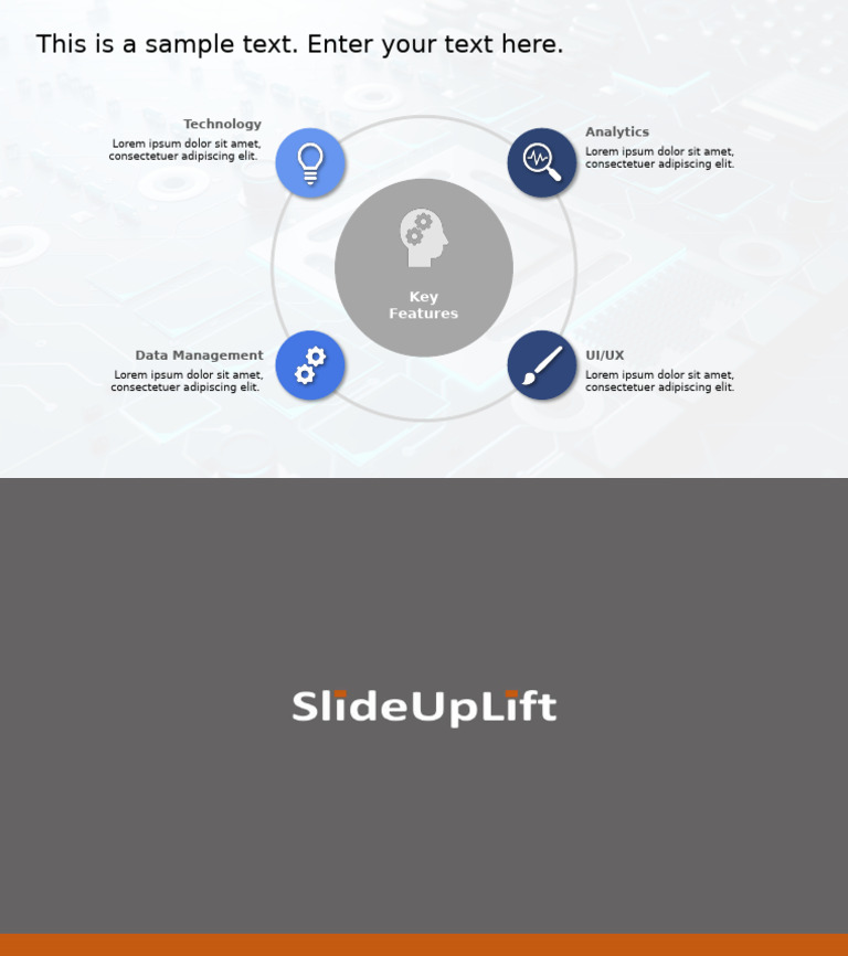 ItemID 2177 Key Features PowerPoint Template 16x9 | PDF