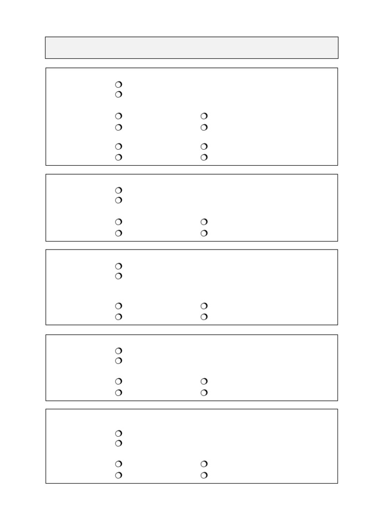 Fat & Fiber Behavior Questionnaire: in The Past Three Months.. | PDF ...