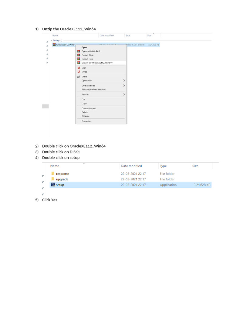 ORACLE DATABASE INSTALLATION | PDF