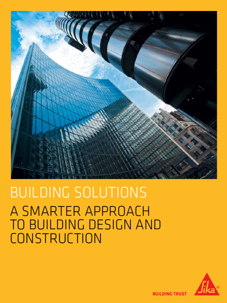 Sika Usa Building Solutions Brochure | PDF | Concrete | Flooring