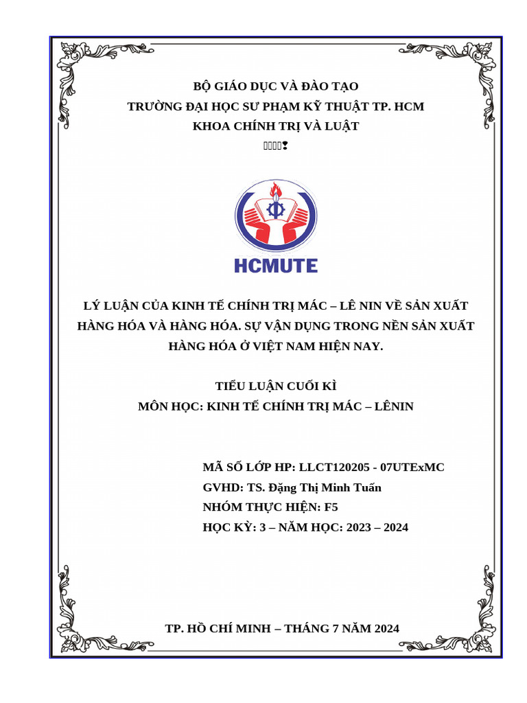 tiểu luận ktct | PDF