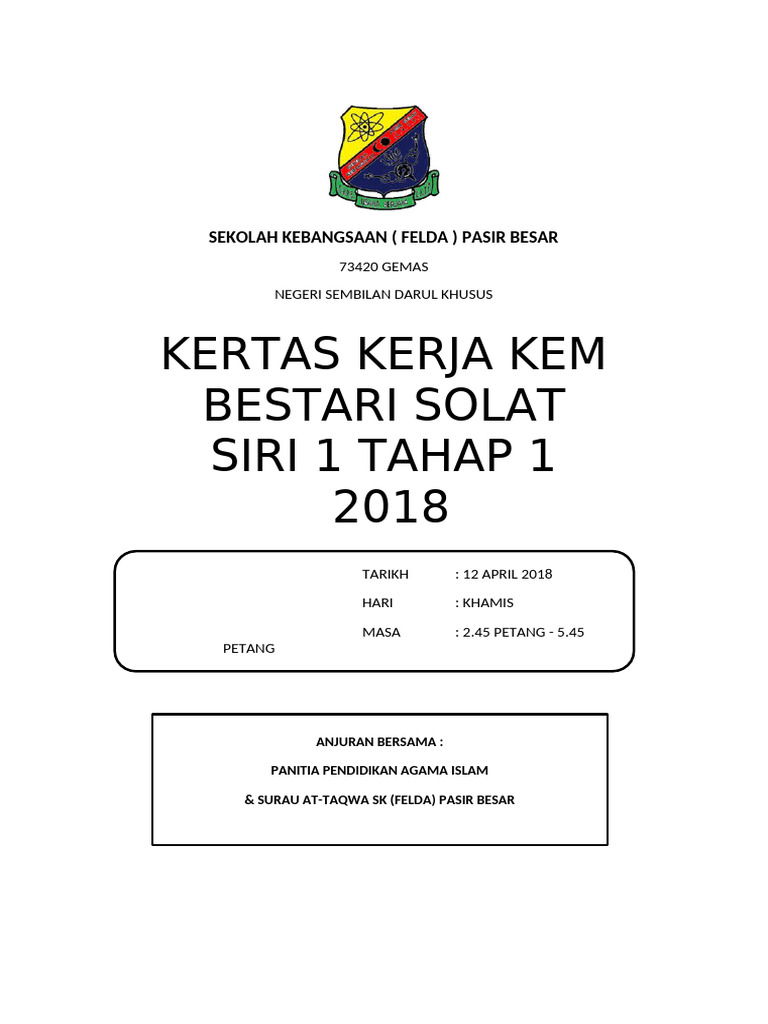 Kulit KBS 2018 SKPB | PDF