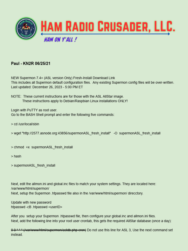 Supermon 7.4+ Installation Guide | PDF | System Software | Software