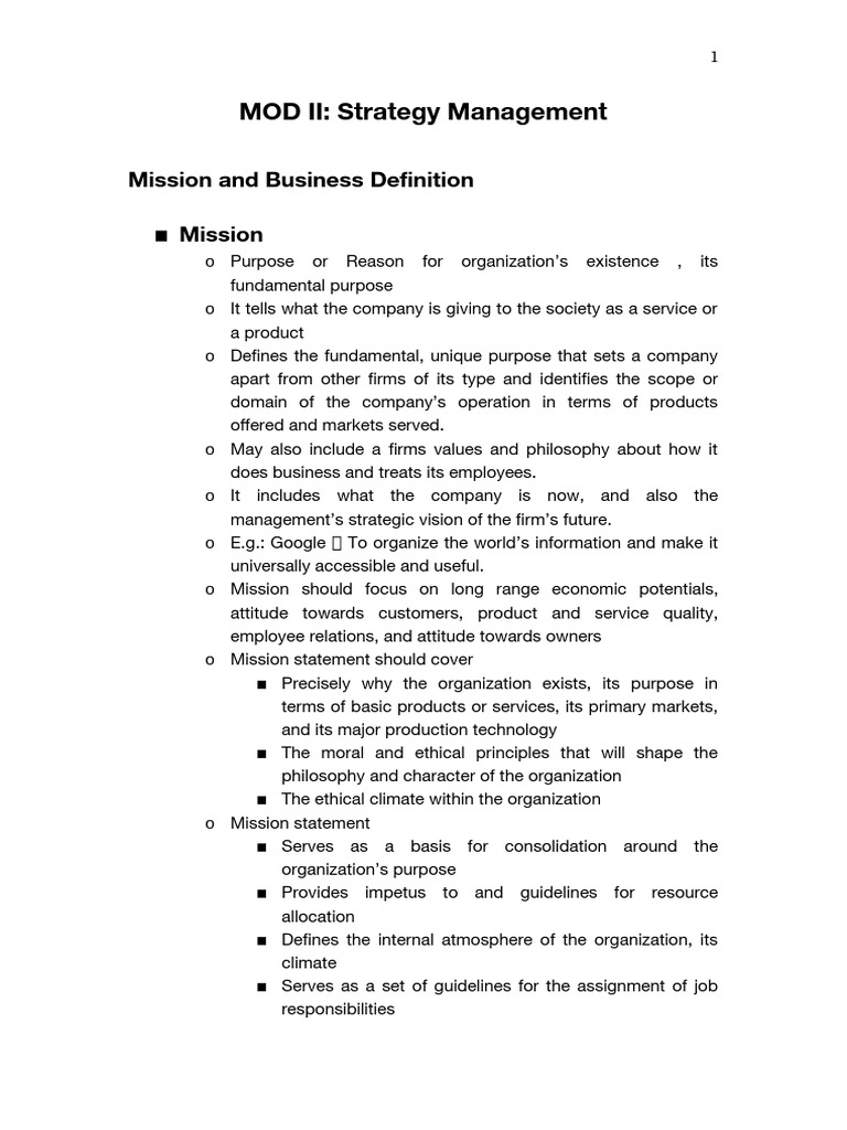 MOD II | PDF | Value Chain | Business