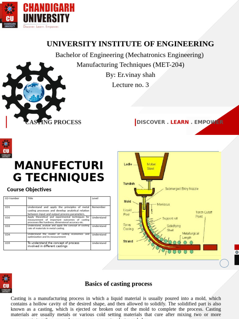 Lecture 21 | PDF | Casting | Materials Science