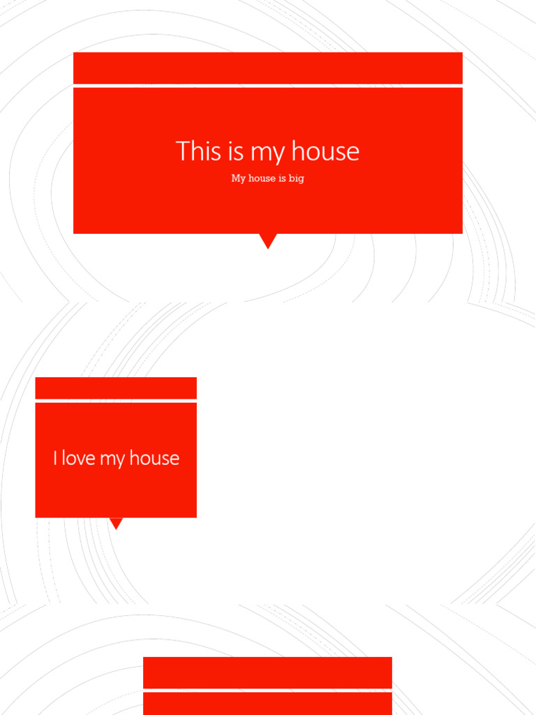 This Is My House | PDF