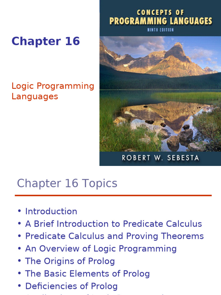 Logical programming language | PDF | Theorem | Logic Logical programming language | PDF | Theorem | Logic